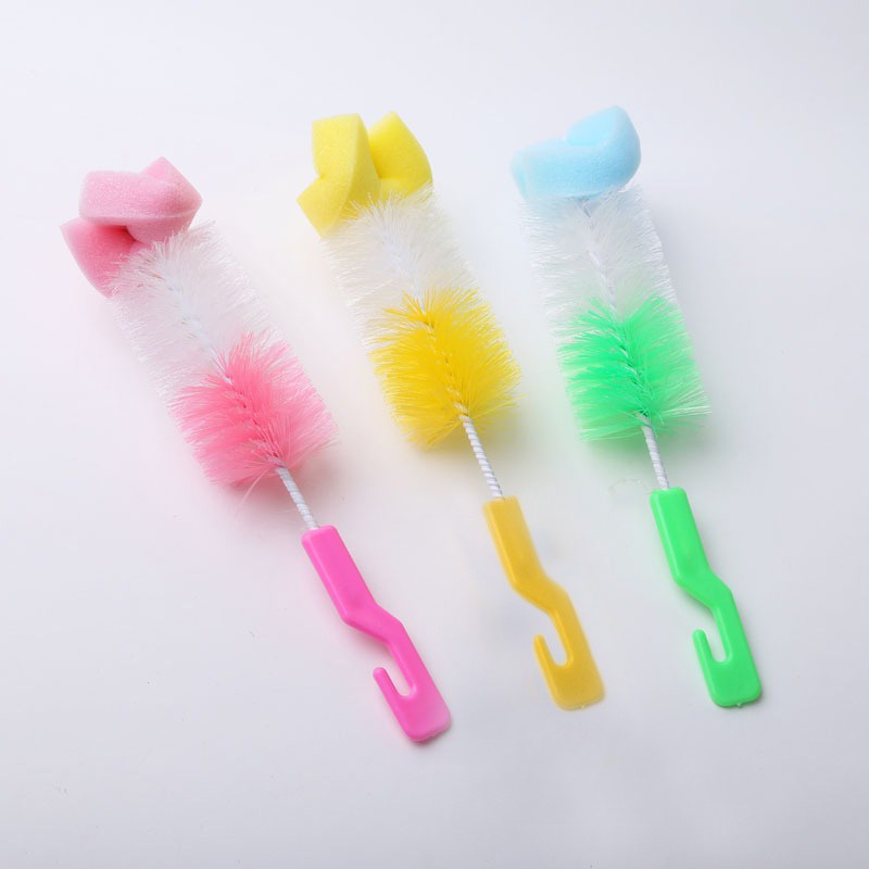 Berus Botol Susu Baby Pembersih Berus Botol Plastik Span Baby Bottle ...