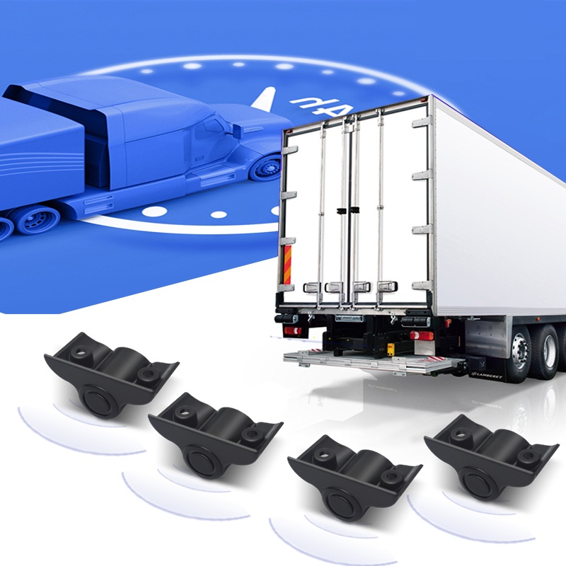 24V Truck Parking Sensor 4 Kit Backup Radar Reversing Sensor LCD ...