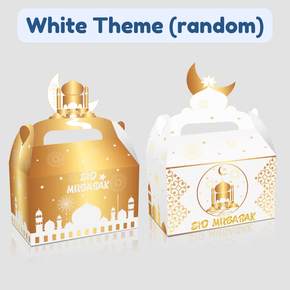 RAYA GIFT BOX WITH HANDLE🍭 Hari Raya Goodies Box Packaging Door Gift ...