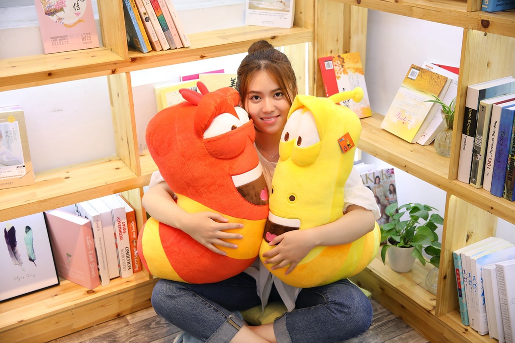 [READY STOCK] Cute Plush Insect Slug Larva Toys Stuffed Plush Doll for ...