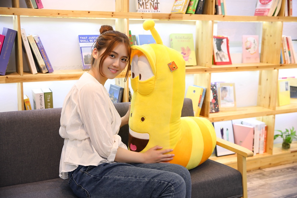 [READY STOCK] Cute Plush Insect Slug Larva Toys Stuffed Plush Doll for ...