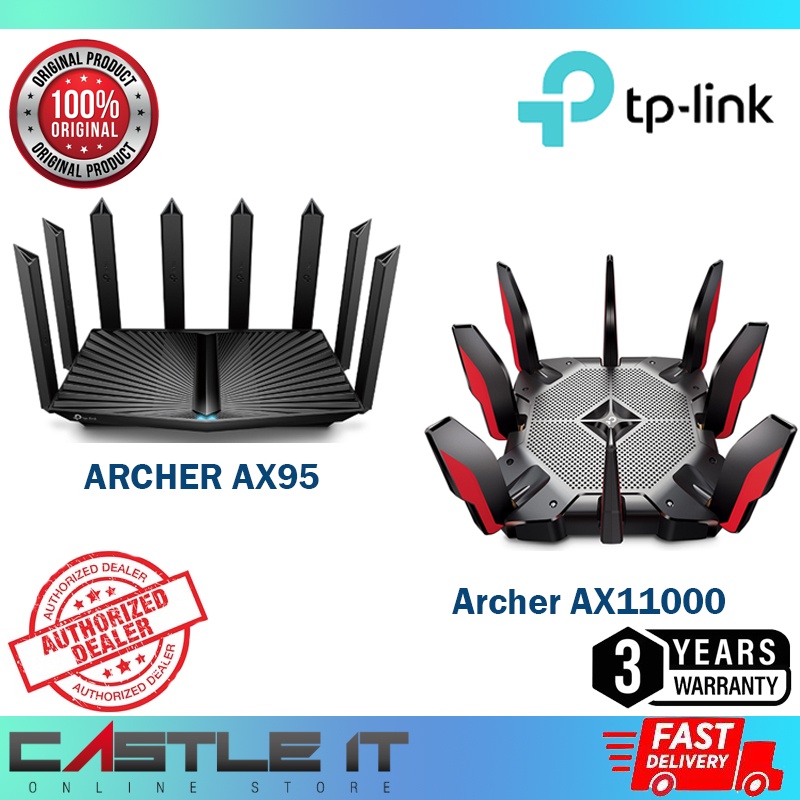 TP-LINK Archer AX11000 Next-Gen Wifi 6 Tri Band Gaming Router/Archer ...