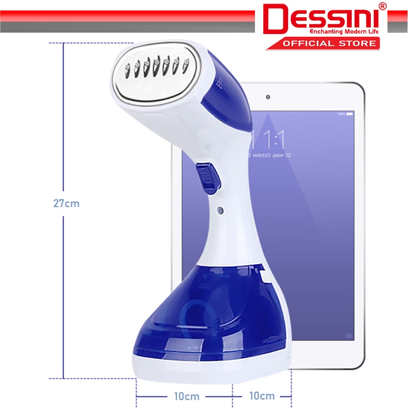 DESSINI ITALY 1100W Electric Ceramic Soleplate Garment Steam Iron ...