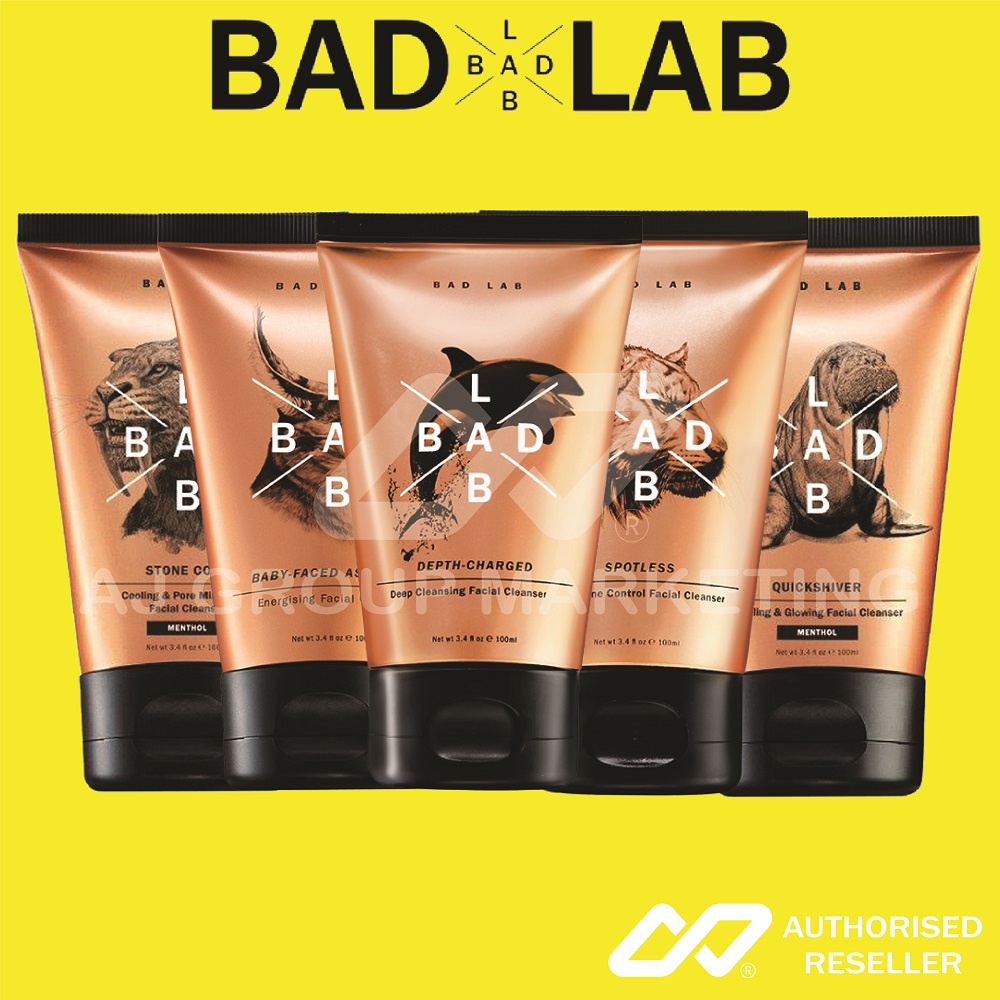 Bad Lab Facial Cleanser Face Wash (100ml) [Baby-Faced Assassin / Depth ...