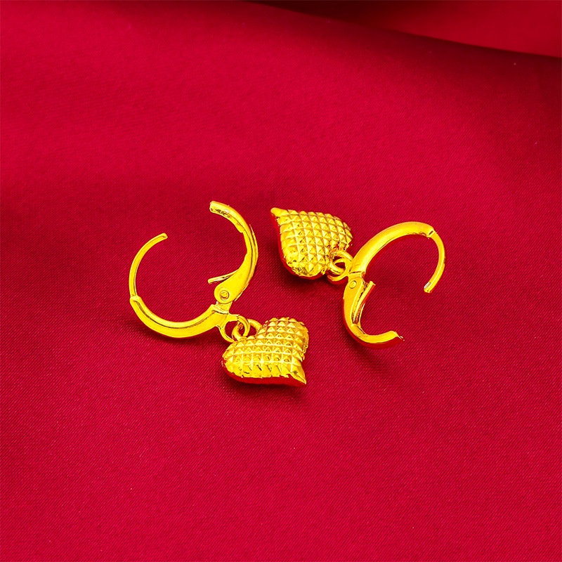 Royal Jewelry Fashion Accessories Mini Pendant Subang Telinga Emas 916 ...