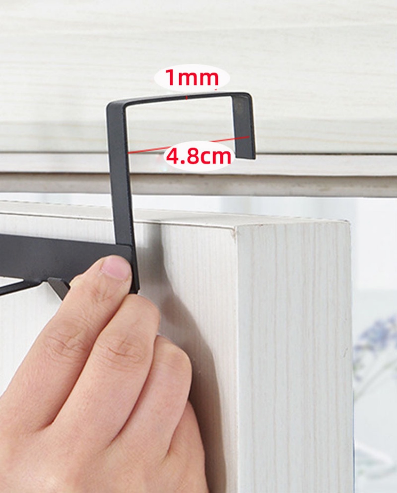 Strong Load Bearing Organizer Tool 5 Grids S-type Metal Hook Space ...