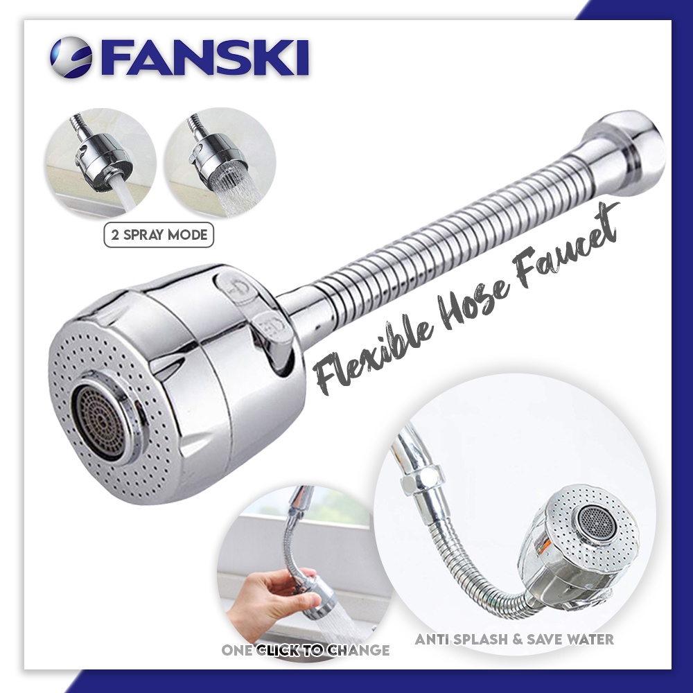 FK-4520CP FLEXIBLE HOSE FAUCET UNIVERSAL HOSE BEND FOR TAP AND FAUCET ...