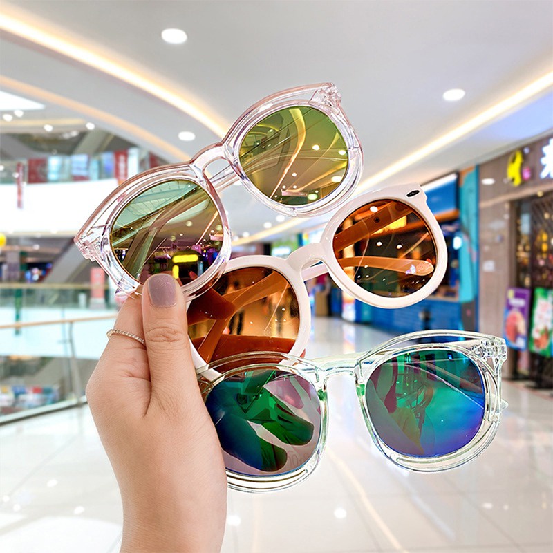 Fashion Summer Sunshade Sunglasses for Kids Outdoor Sun UV Protection ...