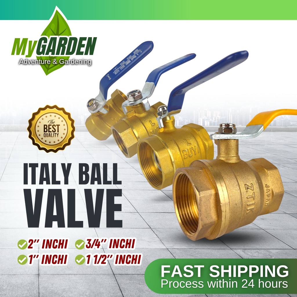 1 1/2 Inch , 2 Inch , 3/4 Inch , 1 Inch Italy Ball Valve Injap Bola ...