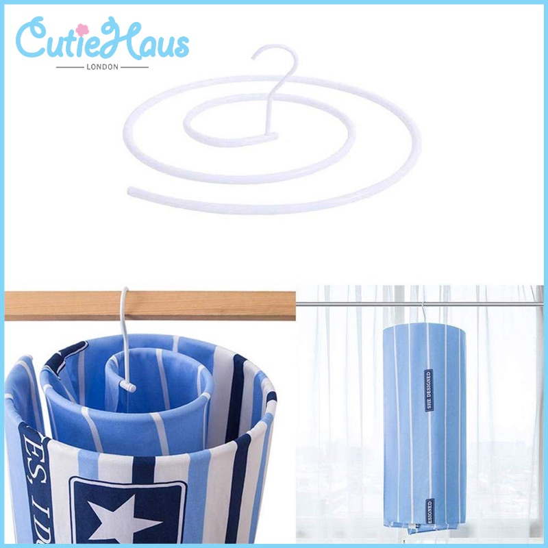 Cutiehaus Home Laundry Sun Quilt Spiral Hanger Space Saving Bedsheet ...