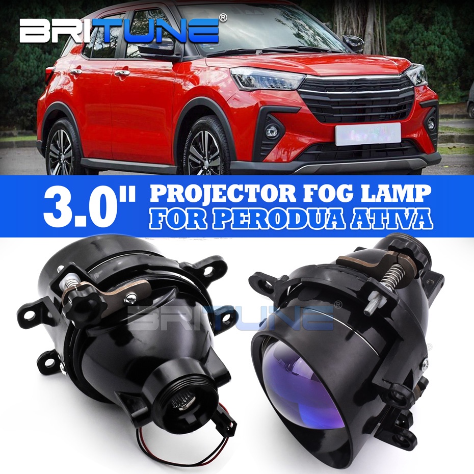 H11 Fog Lamp Bi-Xenon Projector Light For Perodua Ativa 2020 2021 2022 ...