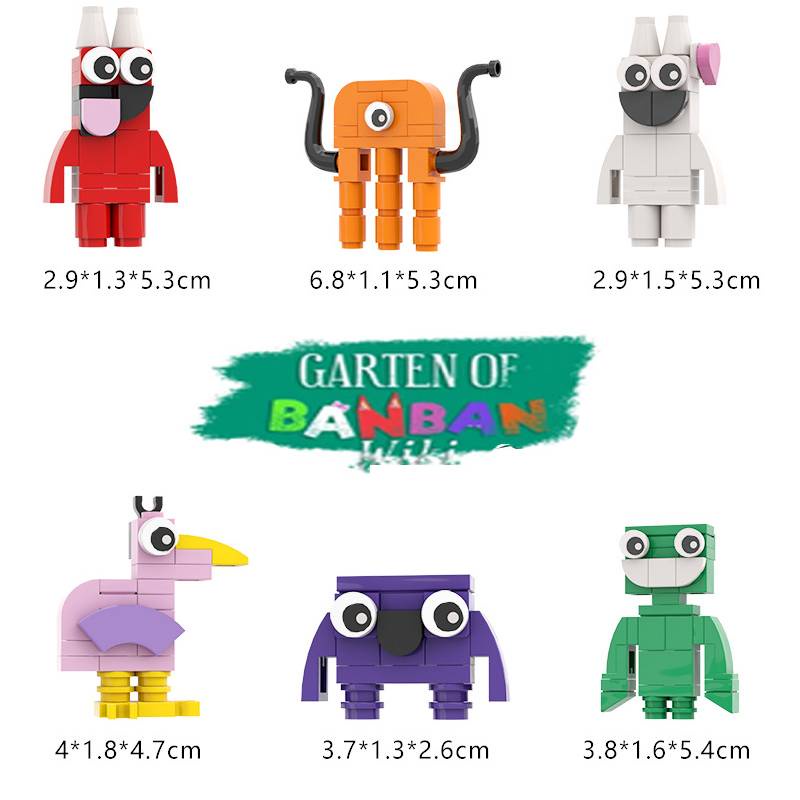 Garten Of Banban Building Blocks Plastic Monster Abs Toy | Shopee Malaysia