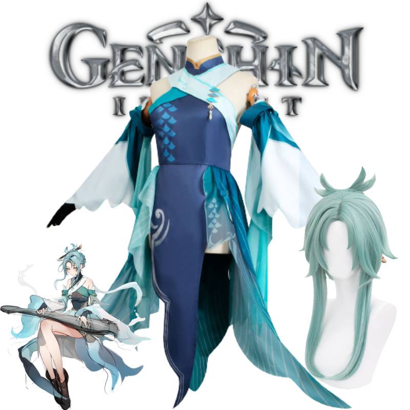 Cosplay Genshin Impact Costume Unleash The Power Of The Elements Lumiya ...