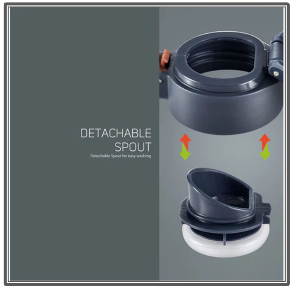 RELAX D3445 450ML 18.8 STAINLESS STEEL THERMAL FLASK (PINK | BLACK ...