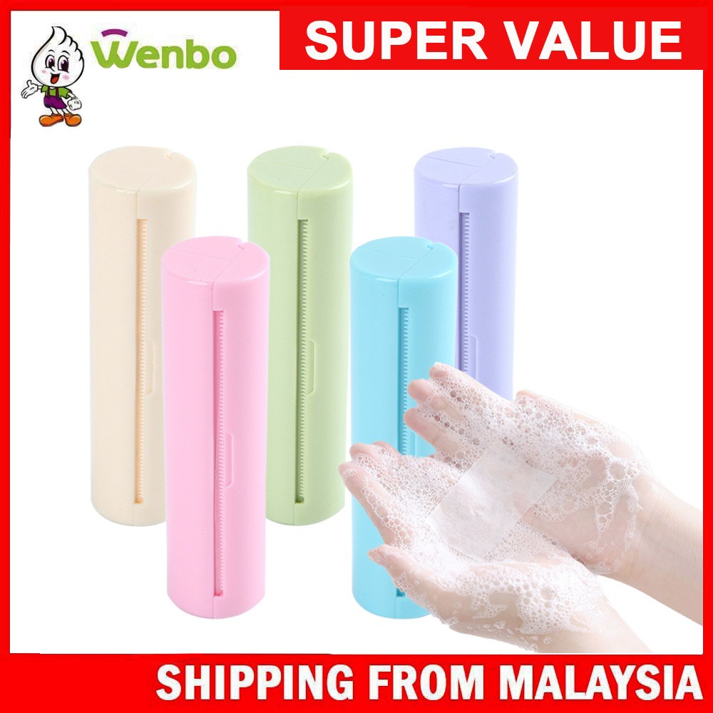 Wenbo Portable Soap Disposable Scented Tablets Hand Soap Roll Hand Wash ...