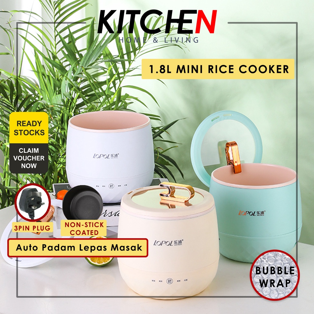 KHL 1.8L Rice Cooker Small Periuk Nasi Elektrik Mini Periuk Mini Rice ...