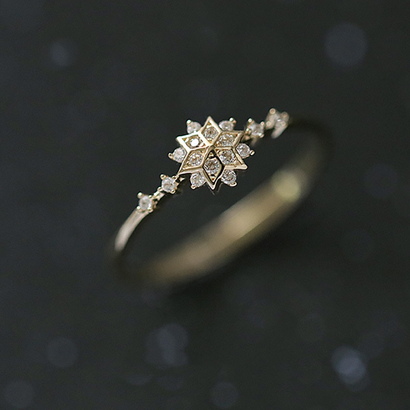925 Silver Ring Women's Korean-Style Simple Opening Fashion Ins Ring ...