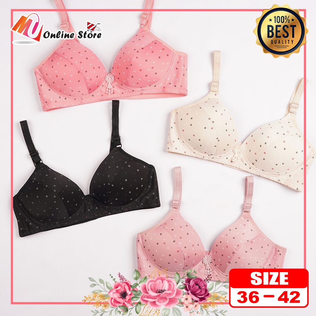 MU BAJU DALAM WANITA DEWASA CUP B / WOMEN BRA NON WIRE / PAKAIAN DALAM ...