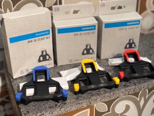 LOCAL STOCK Shimano Cleat SPD-SL Cleats Roadbike RB Yellow Blue Red ...