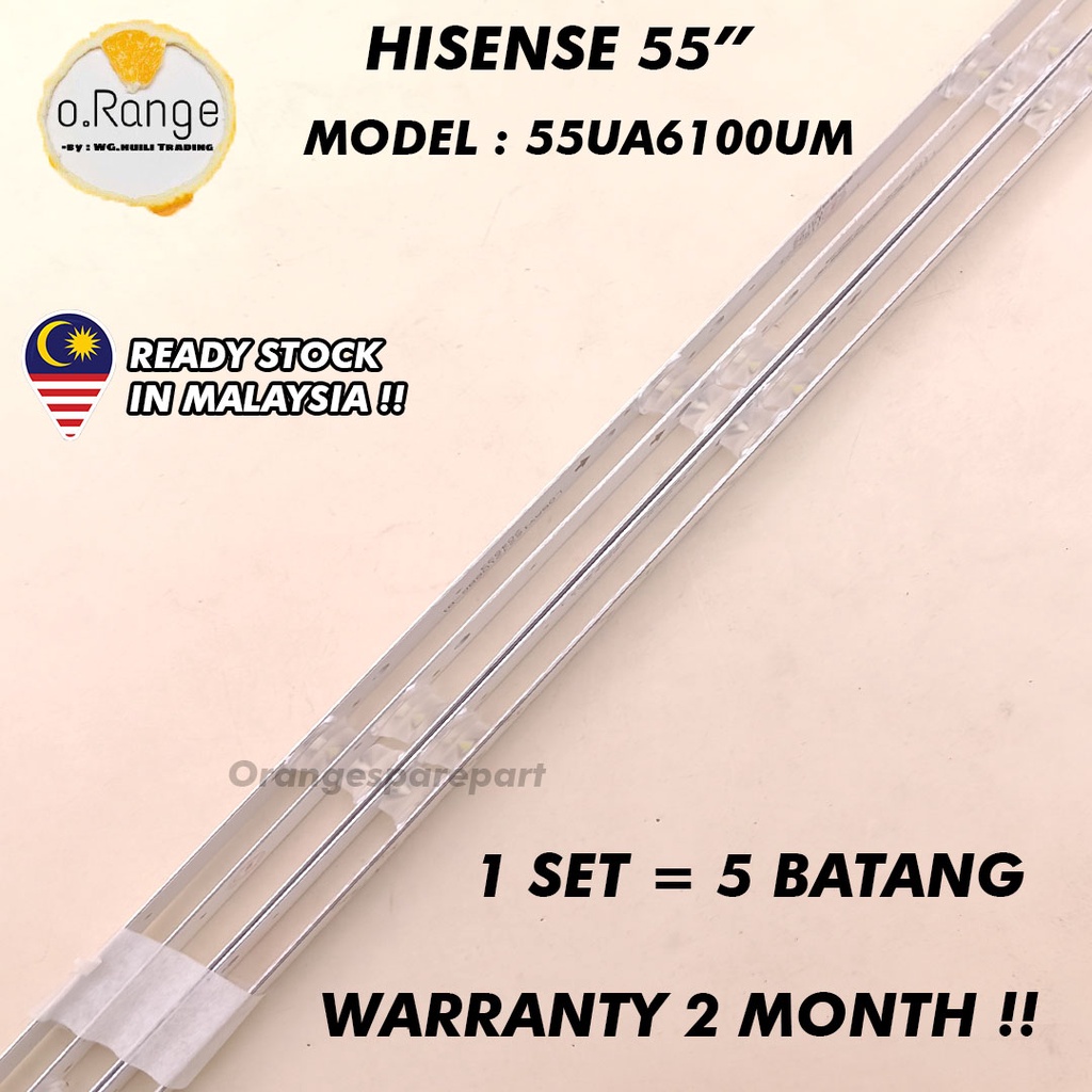 55A6100UM HISENSE 55" LED TV BACKLIGHT(LAMPU TV)HISENSE 55 INCH LED TV ...