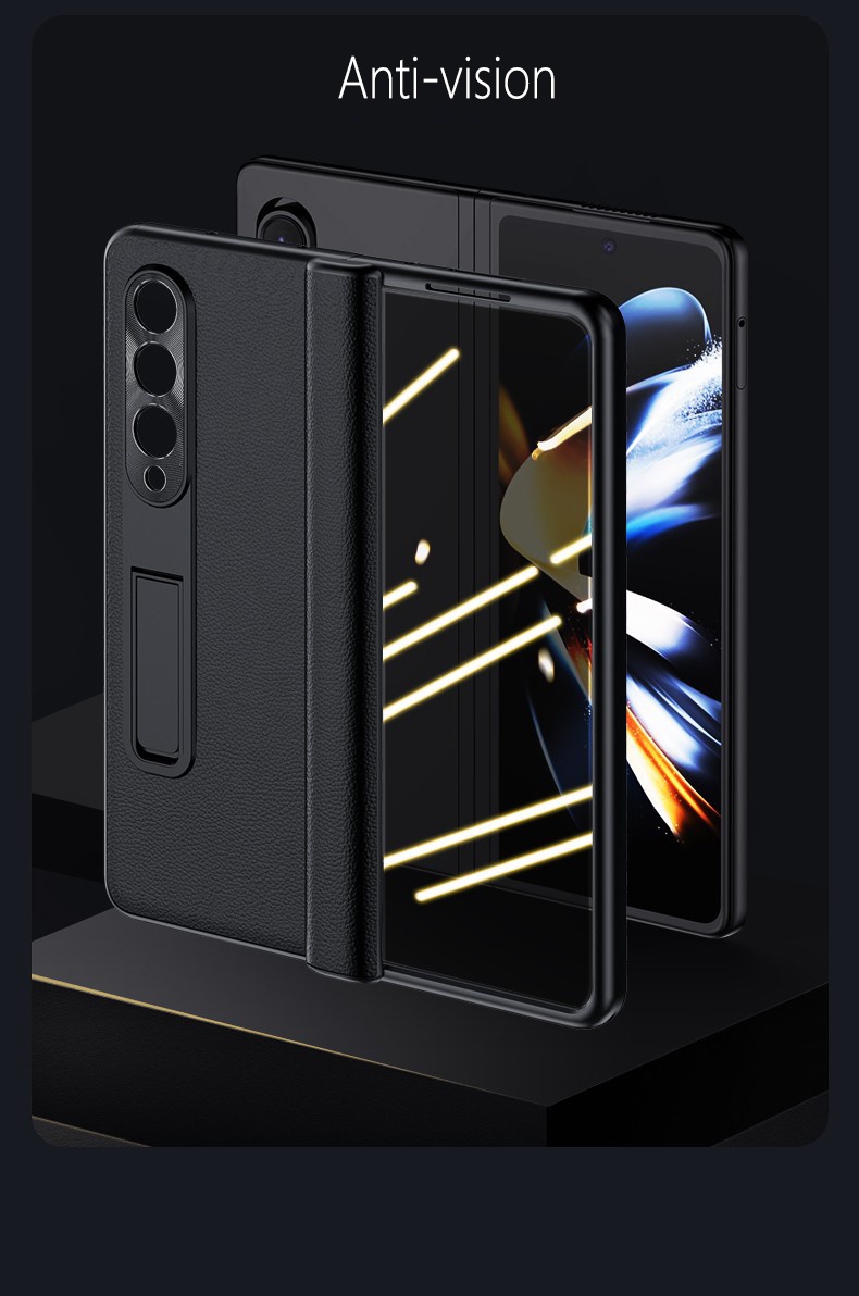 For Samsung Galaxy Z Fold 2345 Case with hinges and stand Fold 5 Fold 4 Fold 3 Fold 2 casing ...
