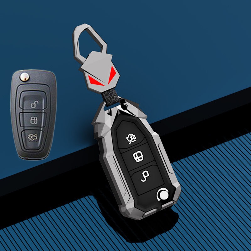 Ford Zinc Alloy Car Key Cover For Ranger XLS WT XLT Wildtrak 4x2 Raptor ...