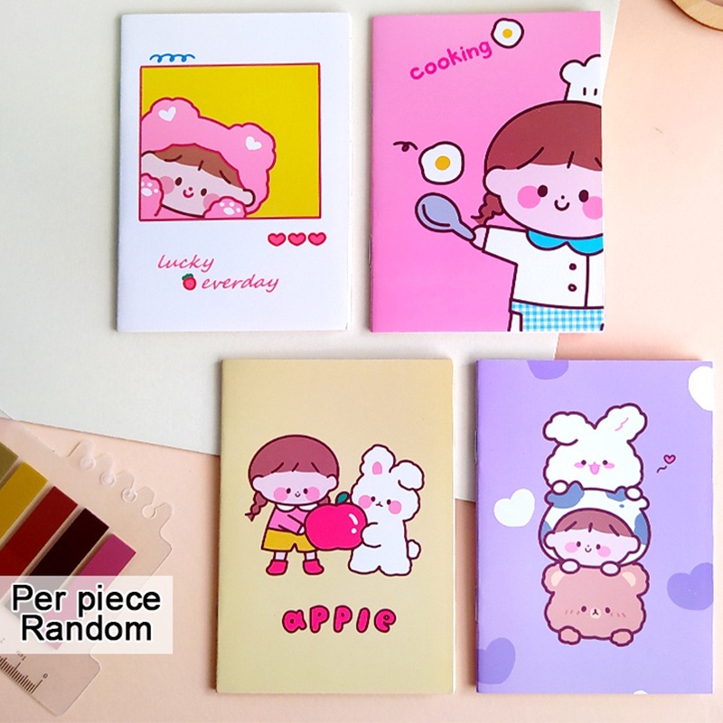 Cute Cartoon Mini Notebook Pocket Note Book Portable Journal Diary Memo ...