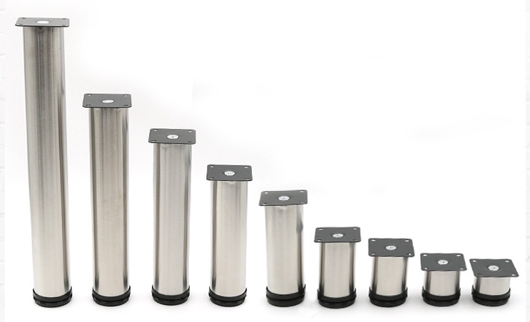 P Stainless Steel Table Leg Sofa Adjustable Height 5cm - 50cm Furniture ...