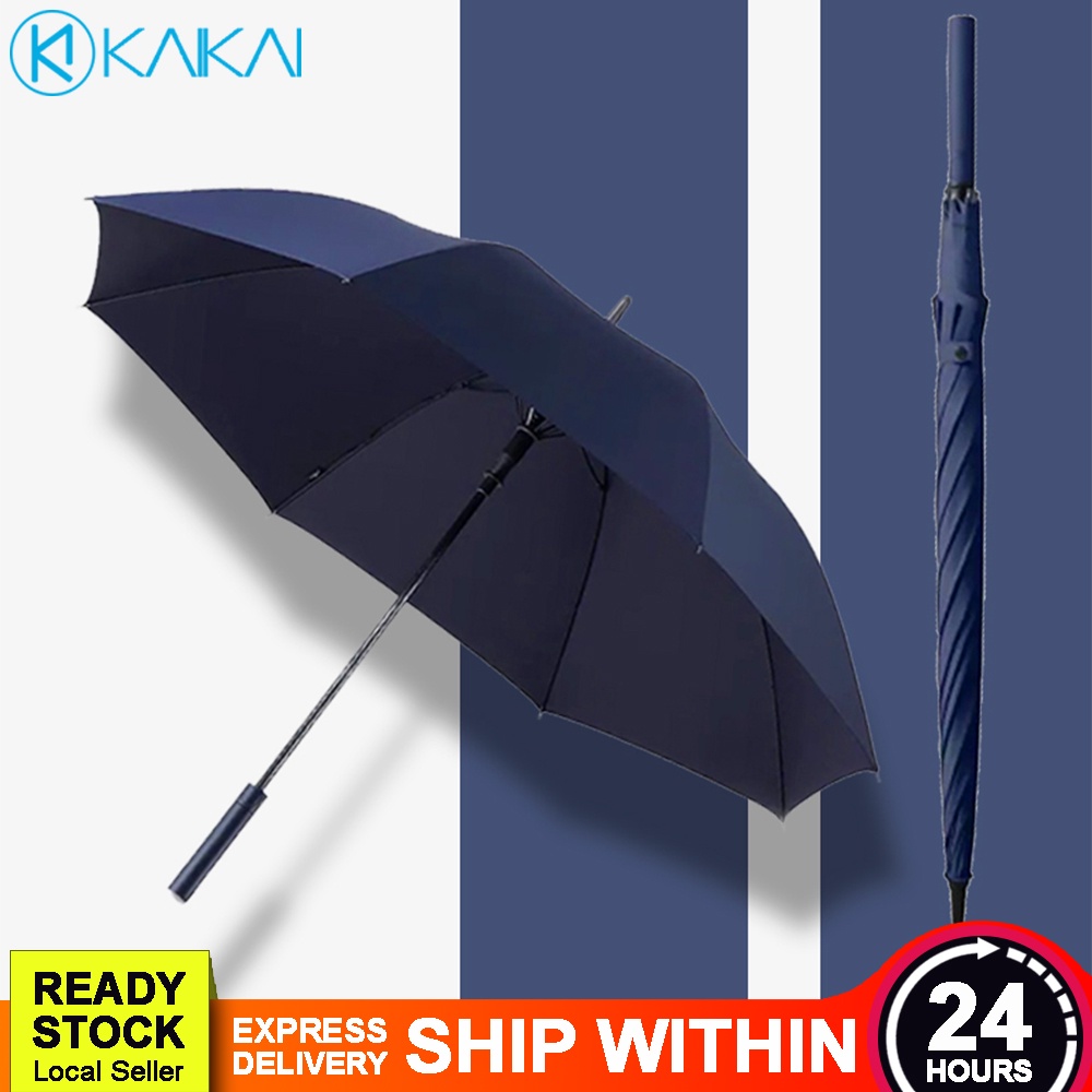 🔥 INSTANT REACT 🔥 One Click Auto Open 135cm Large Canopy Golf Umbrella ...