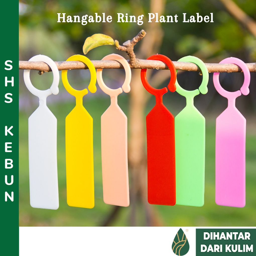 Hangable Ring Shape 1PC Plant Label Plastic Plant Tagging Fruit Tag ...