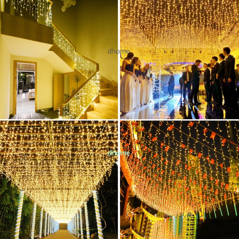 Lampu Raya Warm White /Colorful/Blue Lampu LED Light Waterproof fairy ...
