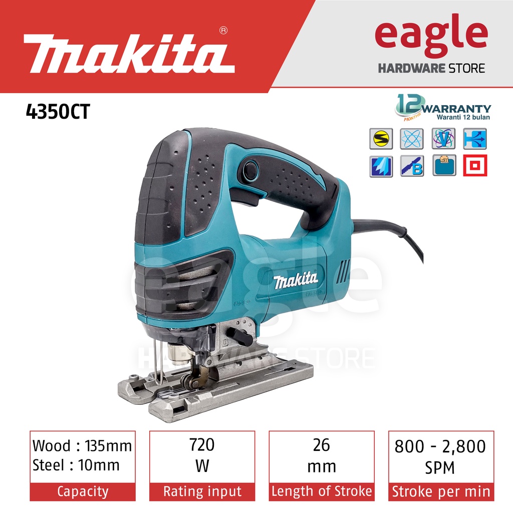 Makita 4350CT 720W Jig Saw | Shopee Malaysia