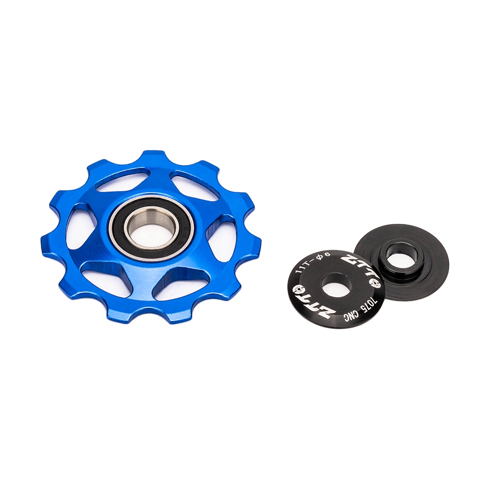 ZTTO 2PCS MTB Bicycle 11T Rear Derailleur Jockey Wheel 11T Steel Bearing Pulley AL7075 CNC Road ...
