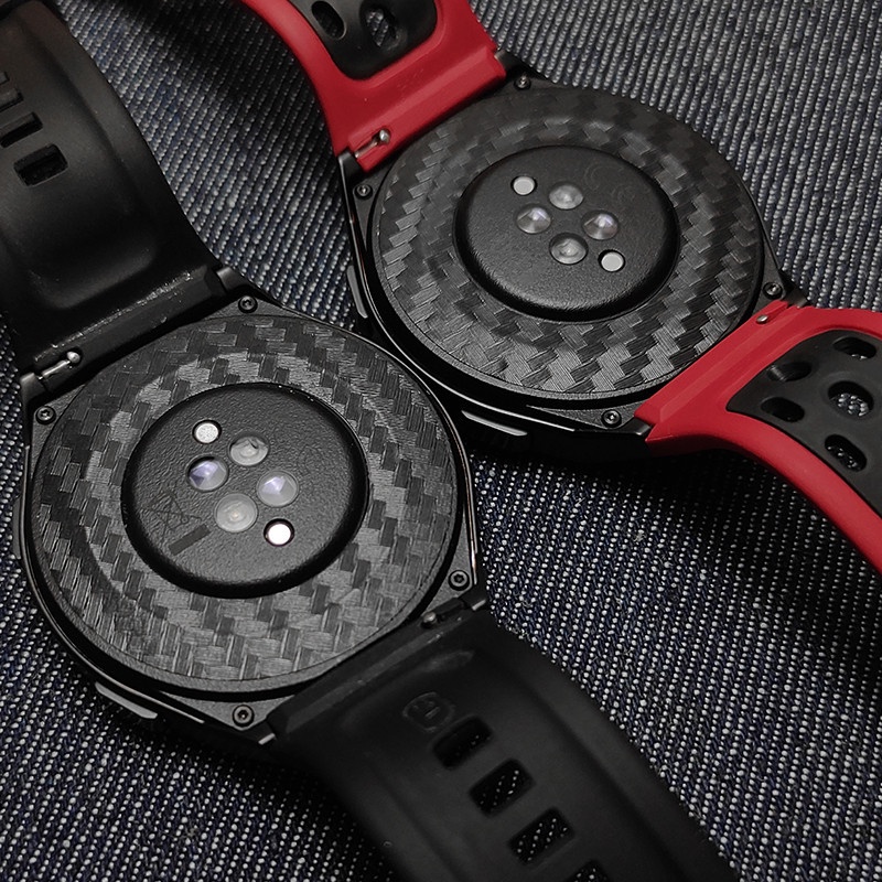 Carbon Fiber Back Film Sticker Glass Screen Protector Cover For Huawei ...