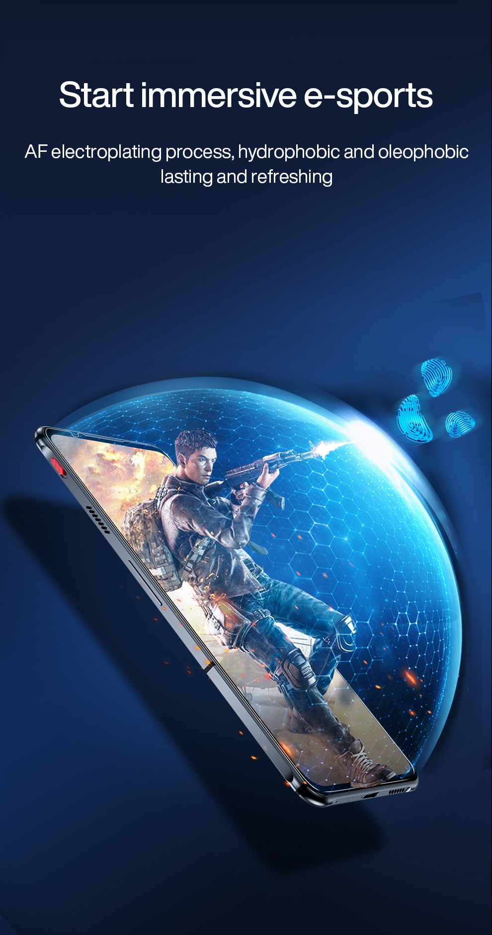 SmartDevil Nubia Red Devil 9/Red Devil 8Pro/8S Pro anti-fingerprint HD ...