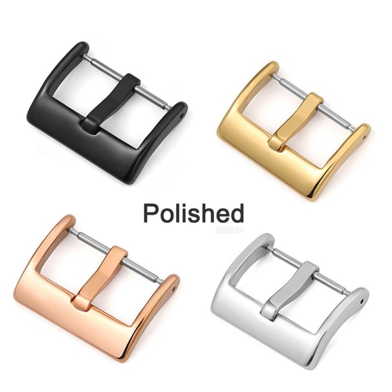 Solid Metal Watch Buckle Clasp Accessories Watchband Strap Buckles 16mm ...