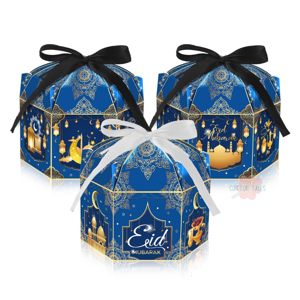 RAYA GIFT BOX 🍭 Hari Raya Goodies Box Packaging Door Gift Festive Craft ...