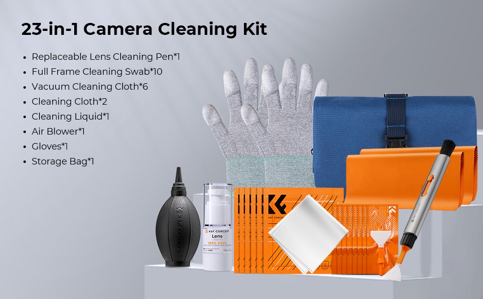 K&F Concept Professional Camera Cleaning Kit for DSLR & Mirrorless ...