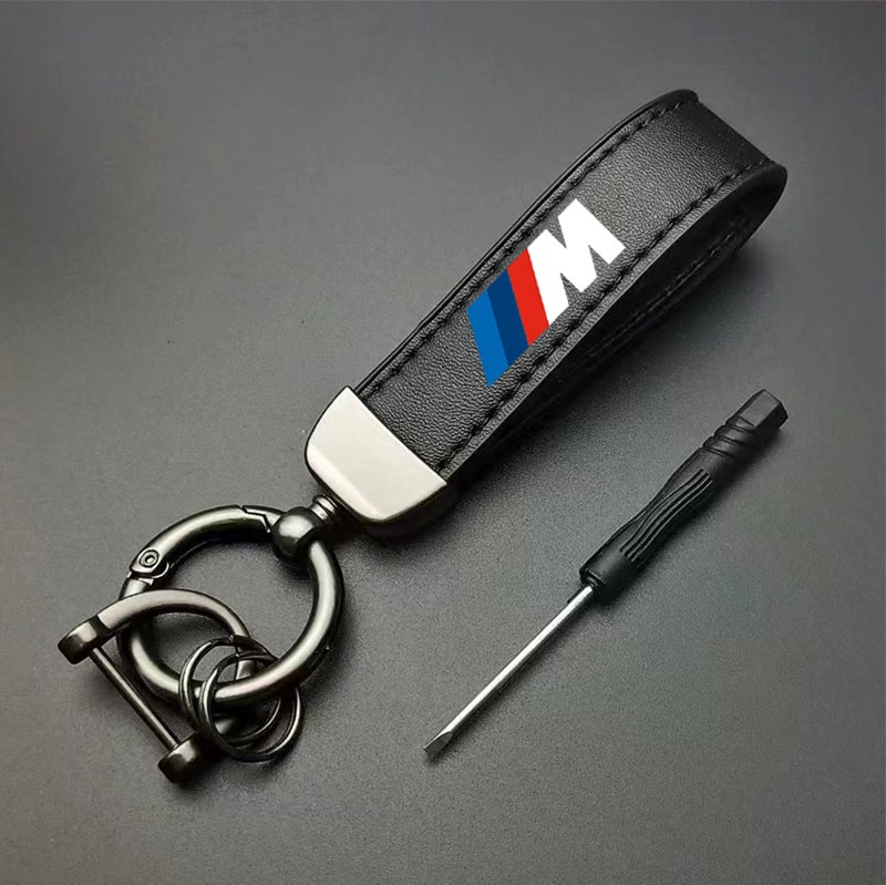 BMW Car Keychain High Grade Leather High Quality Key Chain For M ...
