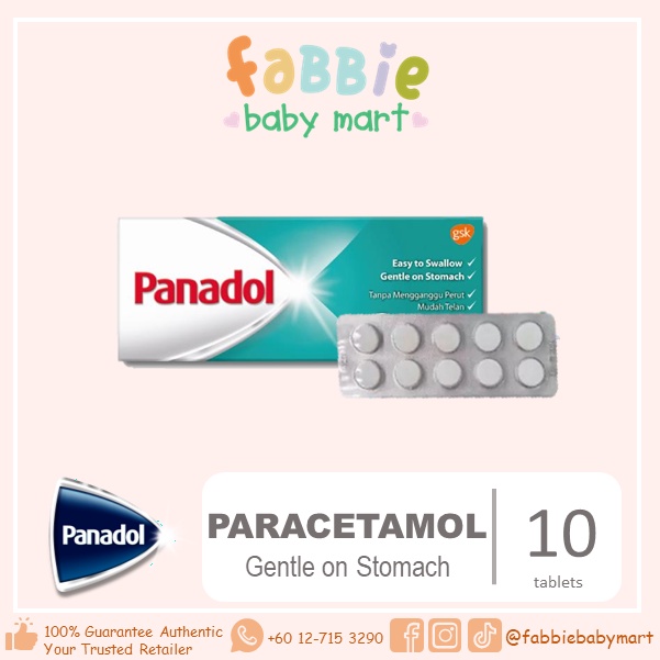 Panadol Regular Coated - 10 Tablets | Shopee Malaysia