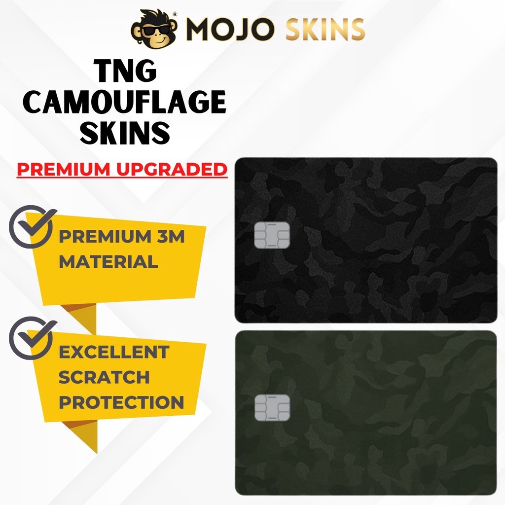 Mojoskins Sticker TnG Card Camo Series Skin 3M Custom | Shopee Malaysia