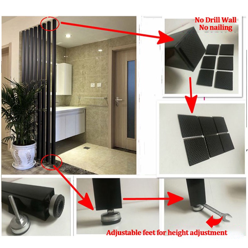 DIY/Partition wall partition decoration simple modern wrought iron ...