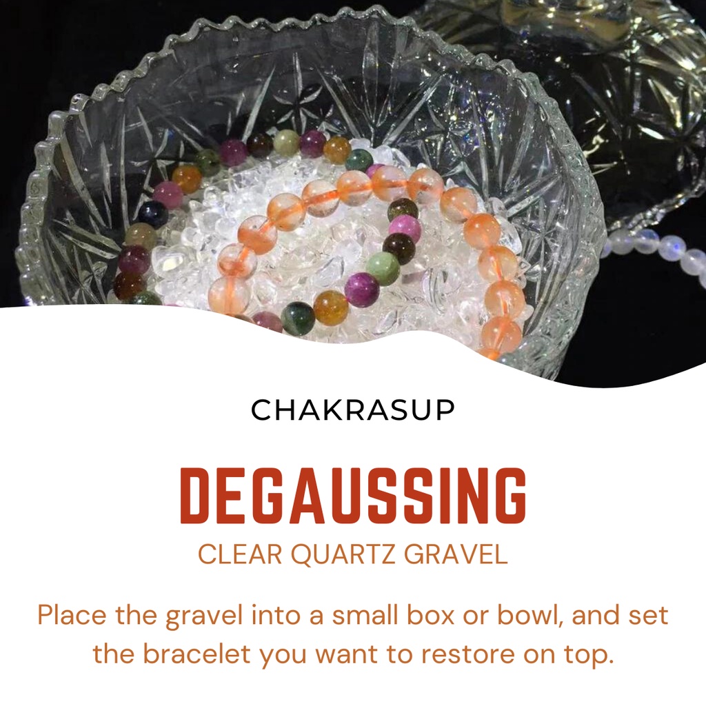 Natural Crystal Degaussing Gravel Cleansing 100g (天然水晶碎石 消磁石 100克 ...