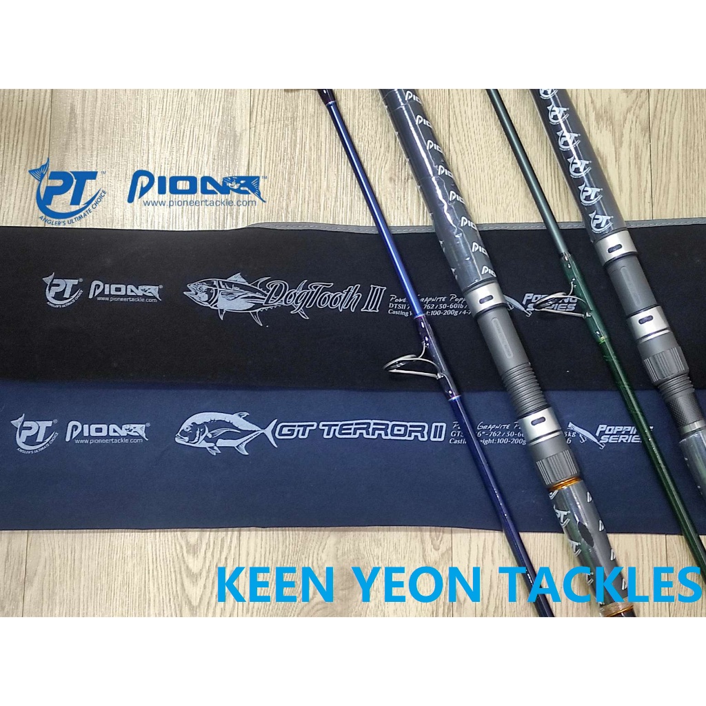 PIONEER DOG TOOTH II / GT TERROR II POPPING FISHING ROD | Shopee Malaysia