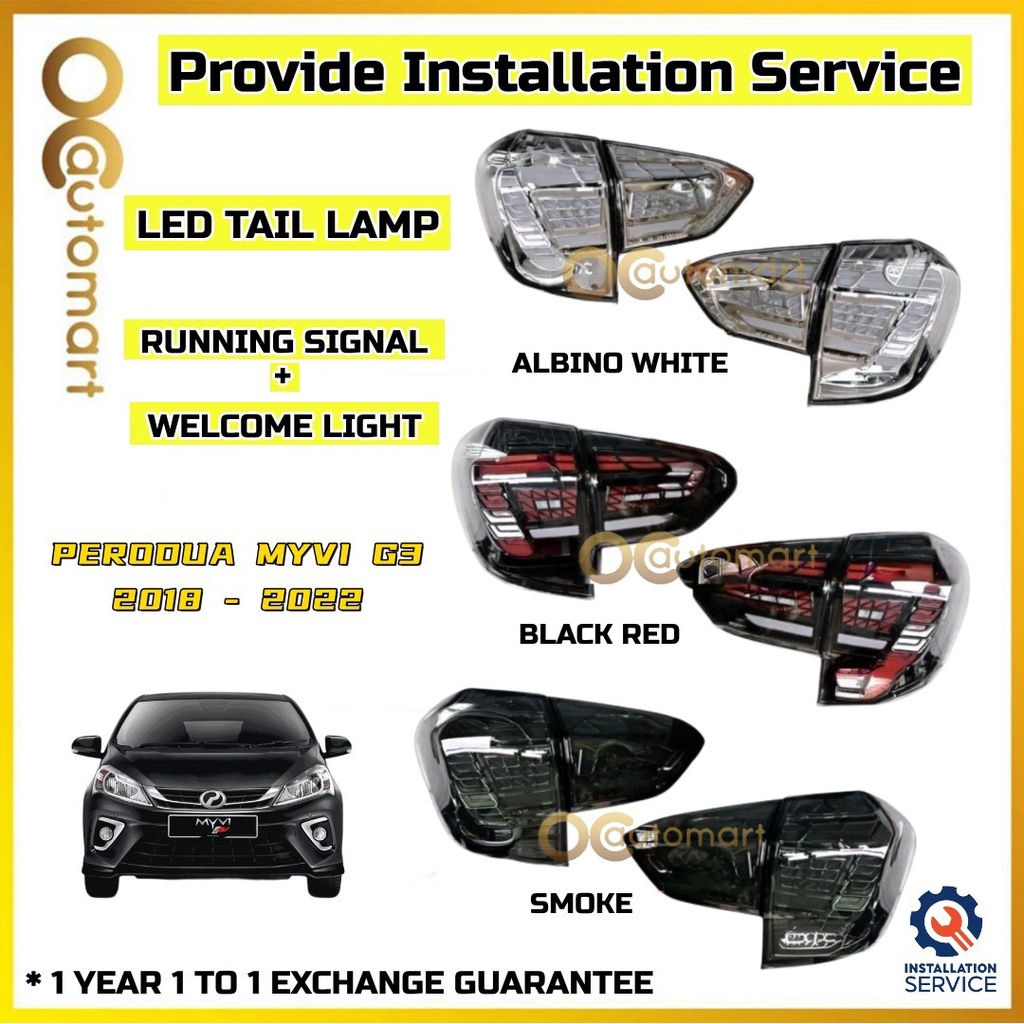 [Installation Provided] Perodua Myvi G3 2018 - 2022 Dragon Scale Albino ...