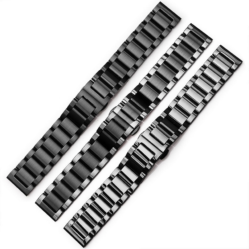 Solid Stainless Steel Watchband 18mm 20mm 22mm 24mm Solid Thick ...