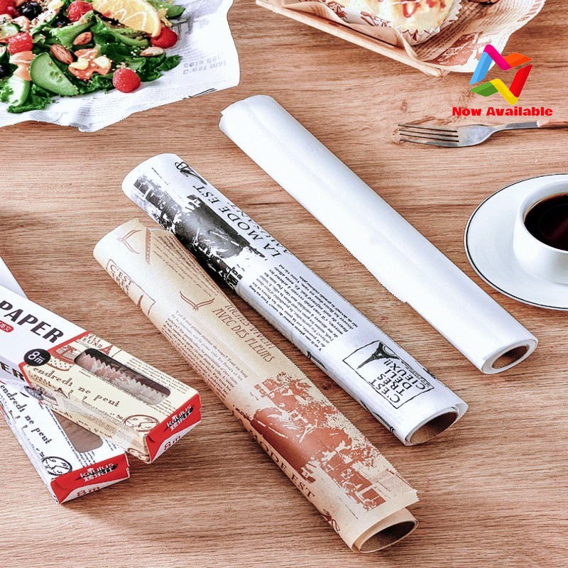【NV Ready Stock】8M Cooking Parchment Paper Baking Tools Food Grade ...