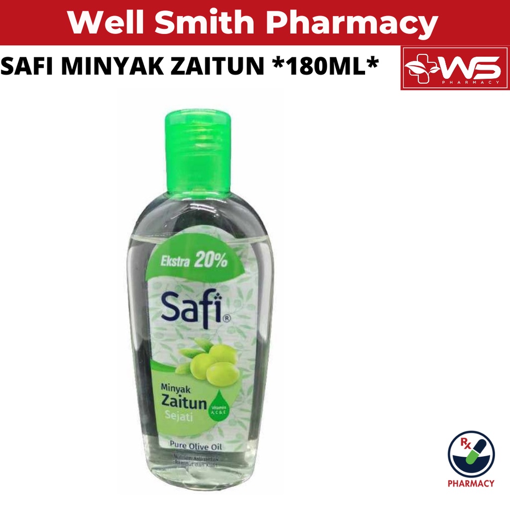 SAFI MINYAK ZAITUN 180ML (SEJATI) *HIJAU* | Shopee Malaysia