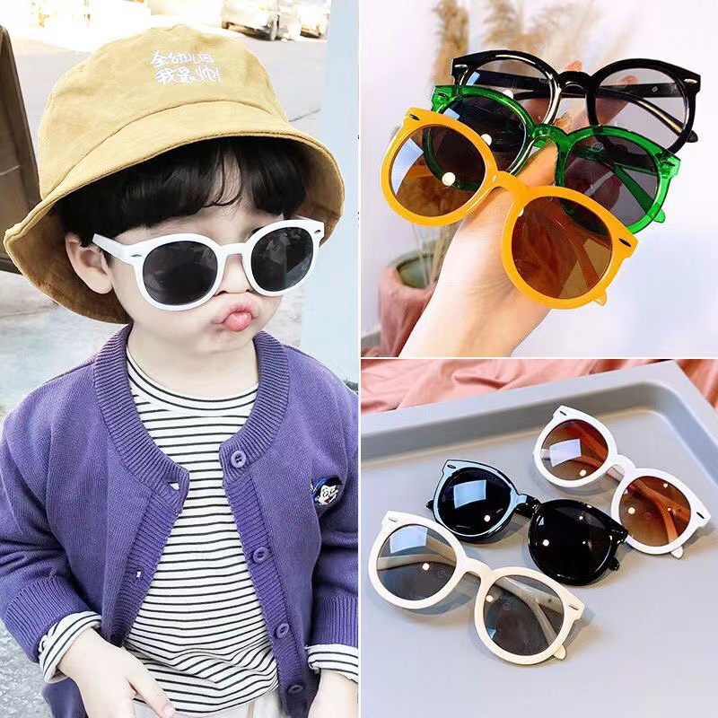 Fashion Summer Sunshade Sunglasses for Kids Outdoor Sun UV Protection ...