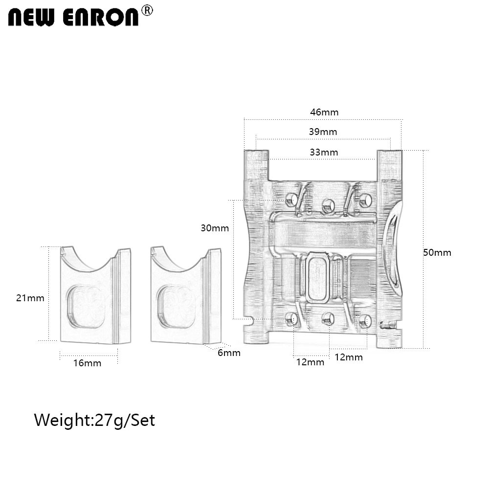 Center Diff Mount Cover ARA320499 for RC Car ARRMA 6S Felony Infraction ...
